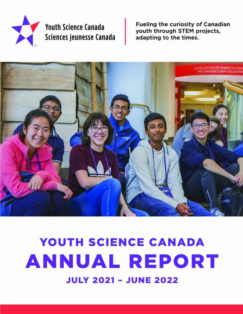 YSC releases 2021-2022 Annual Report | Youth Science Canada